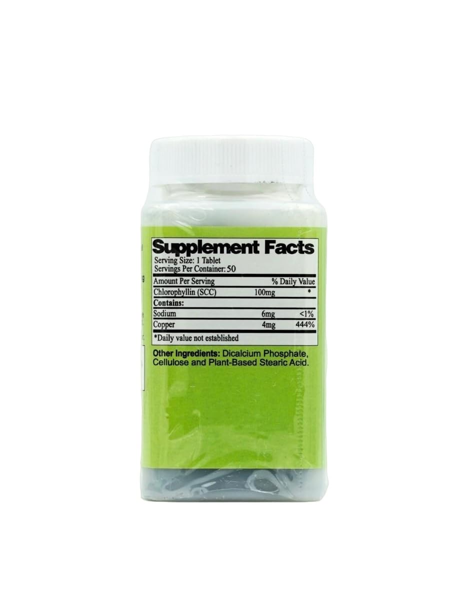 Chlorophyll for improved body freshness