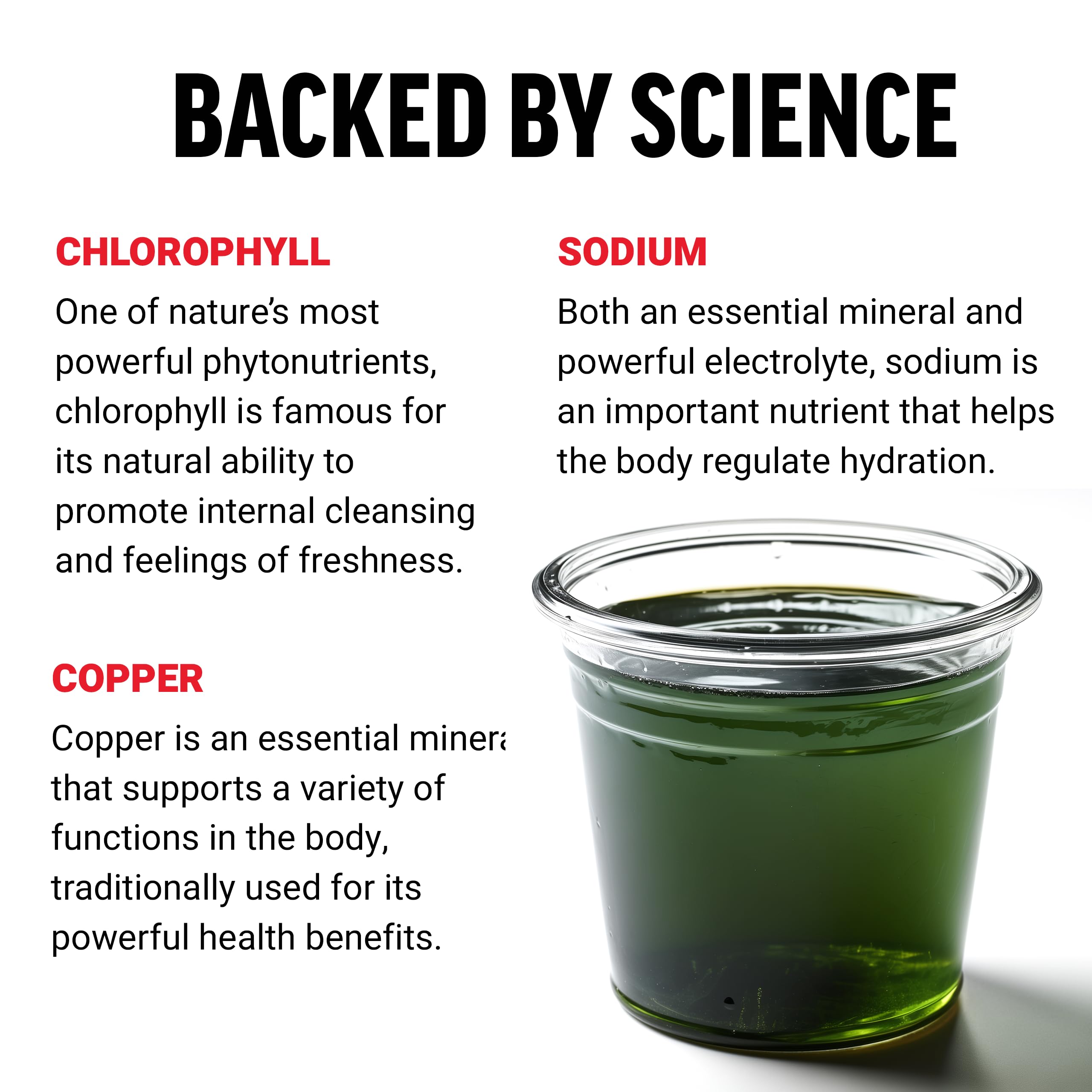 chlorophyll for improved breath freshness