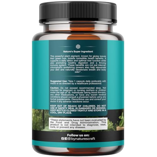 chlorophyll for overall body detox