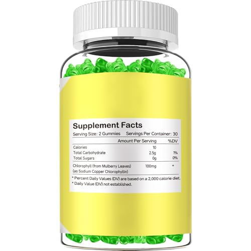 chlorophyll gummies for detox support