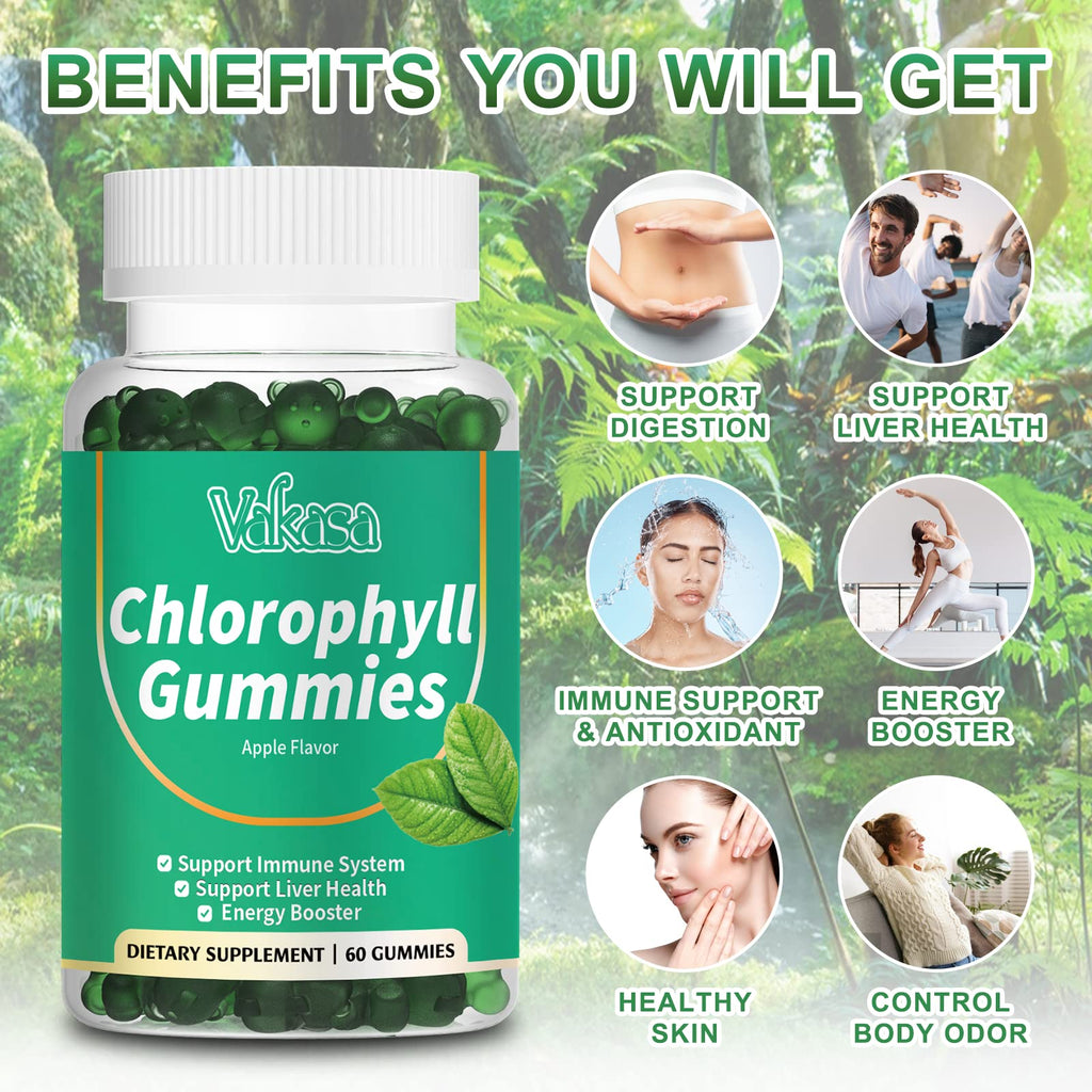 chlorophyll gummies for digestive wellness