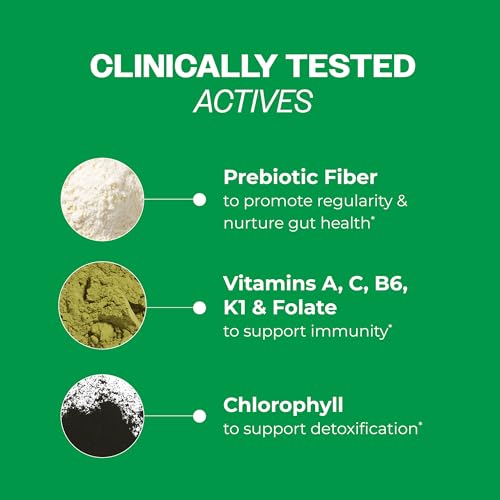 Chlorophyll gummies for improved digestion