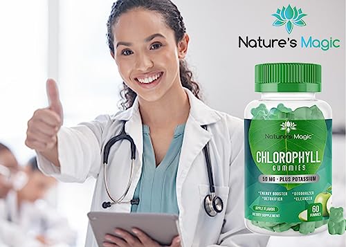 Chlorophyll gummies for refreshing breath