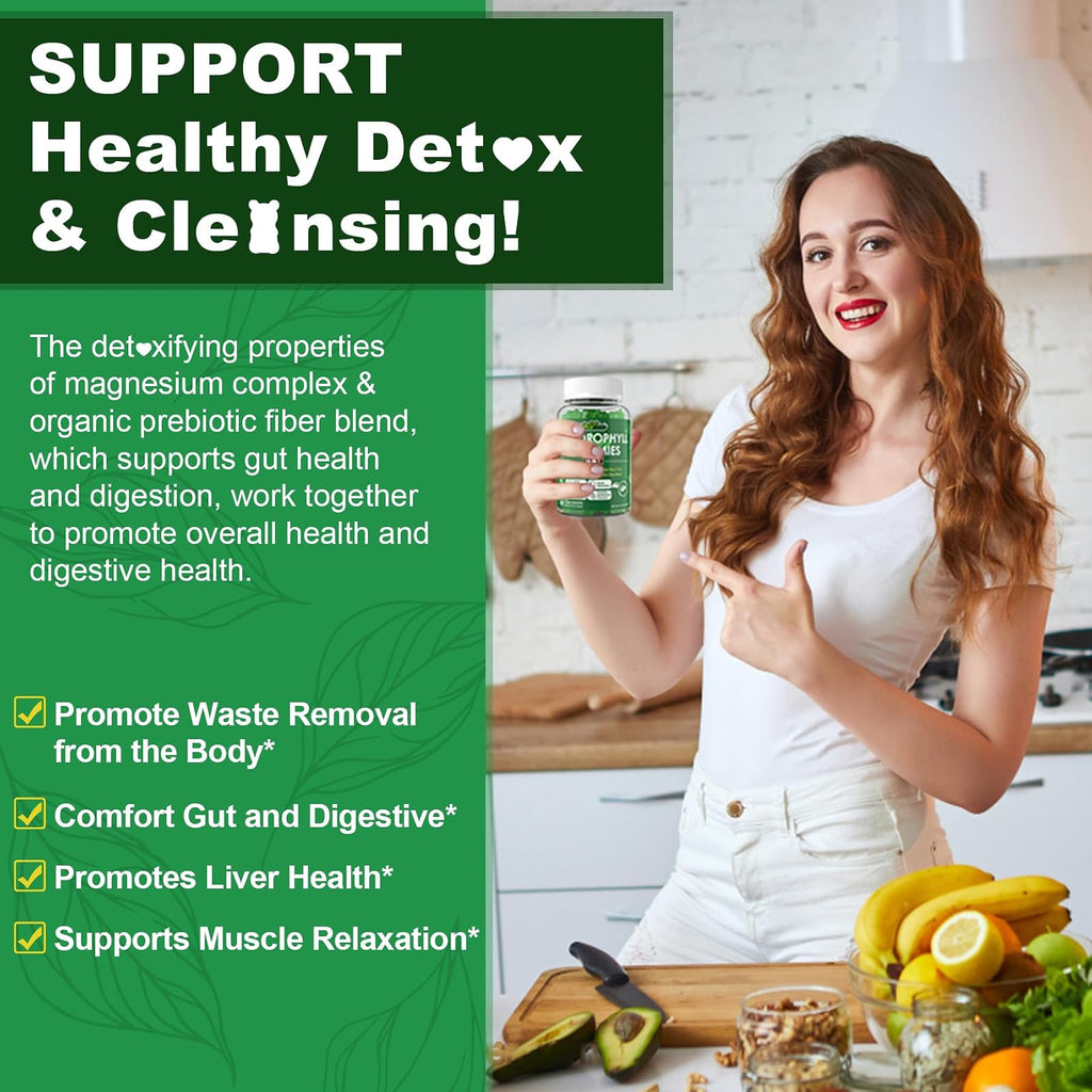 Chlorophyll gummies for seniors' vitality