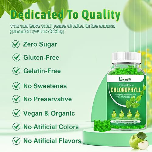 chlorophyll gummies with copper for wellness