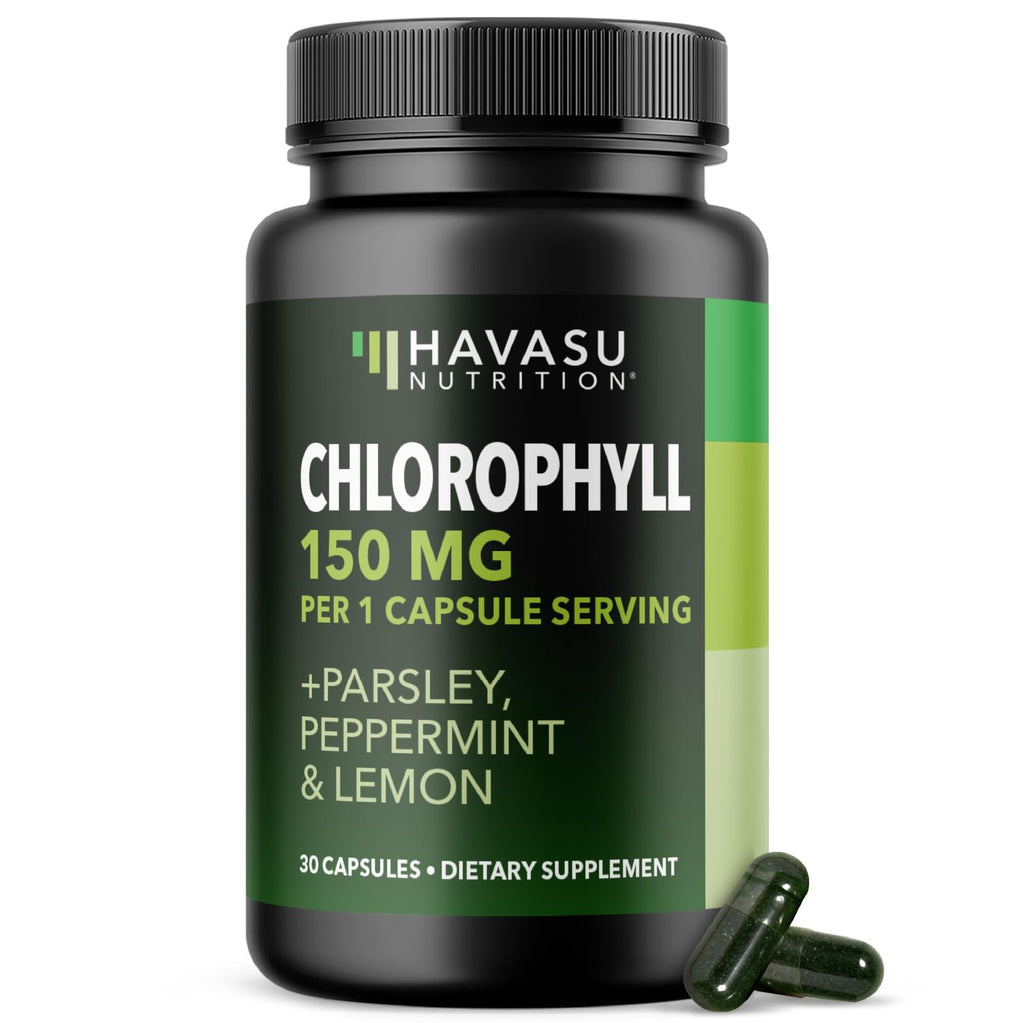 Chlorophyll internal cleanse capsules