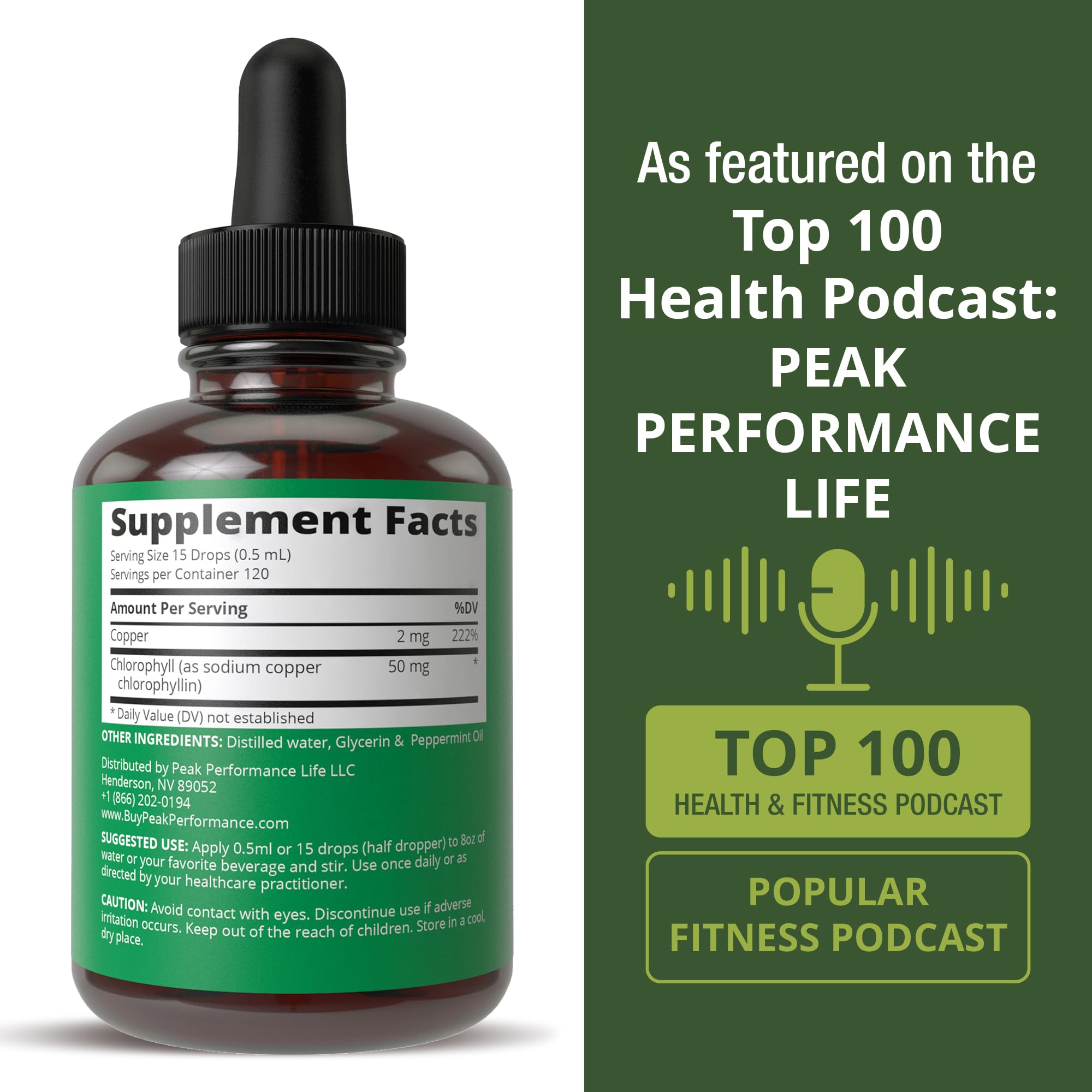 Chlorophyll ivy for improved digestion