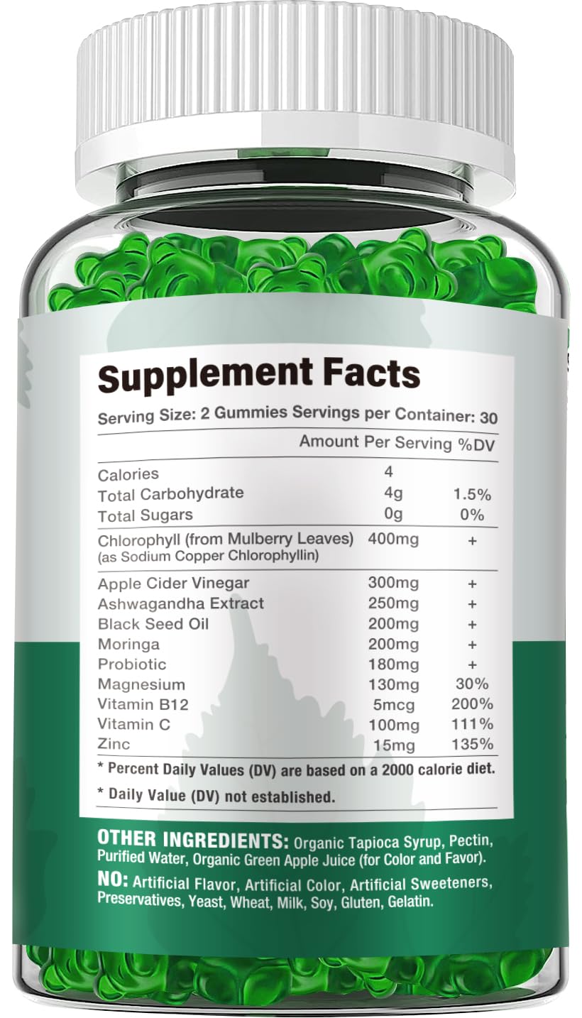 chlorophyll ivy gummies for detox
