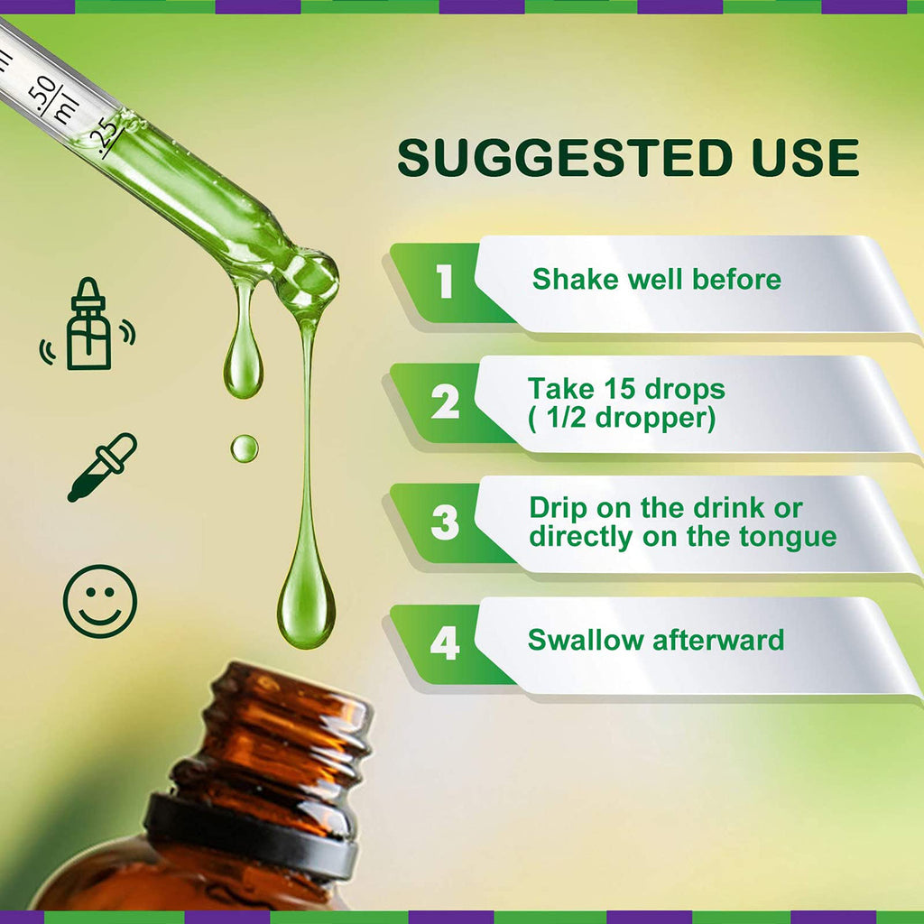 chlorophyll liquid drops for energy
