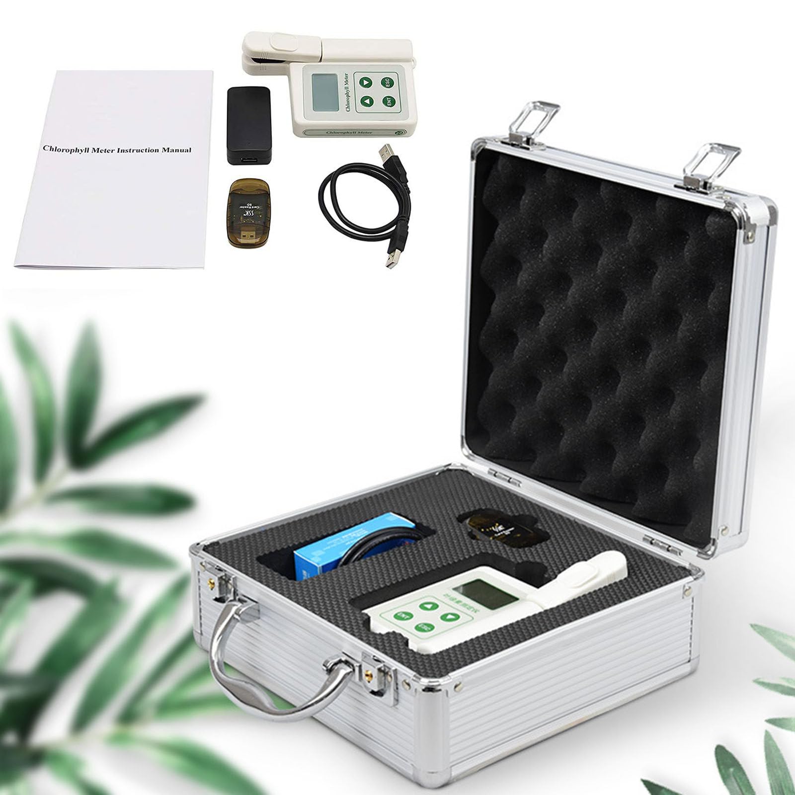 chlorophyll meter for herbal supplement use