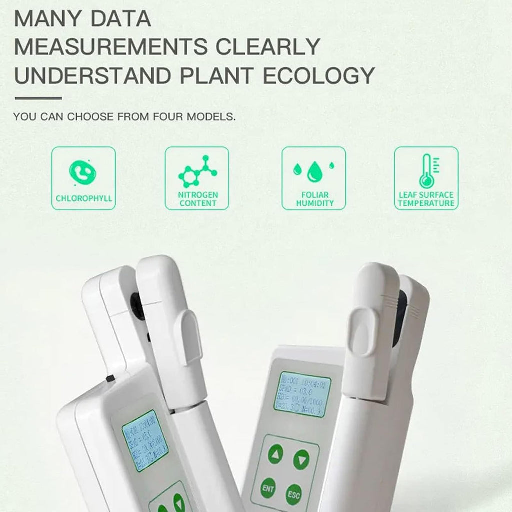 chlorophyll meter with temperature and humidity