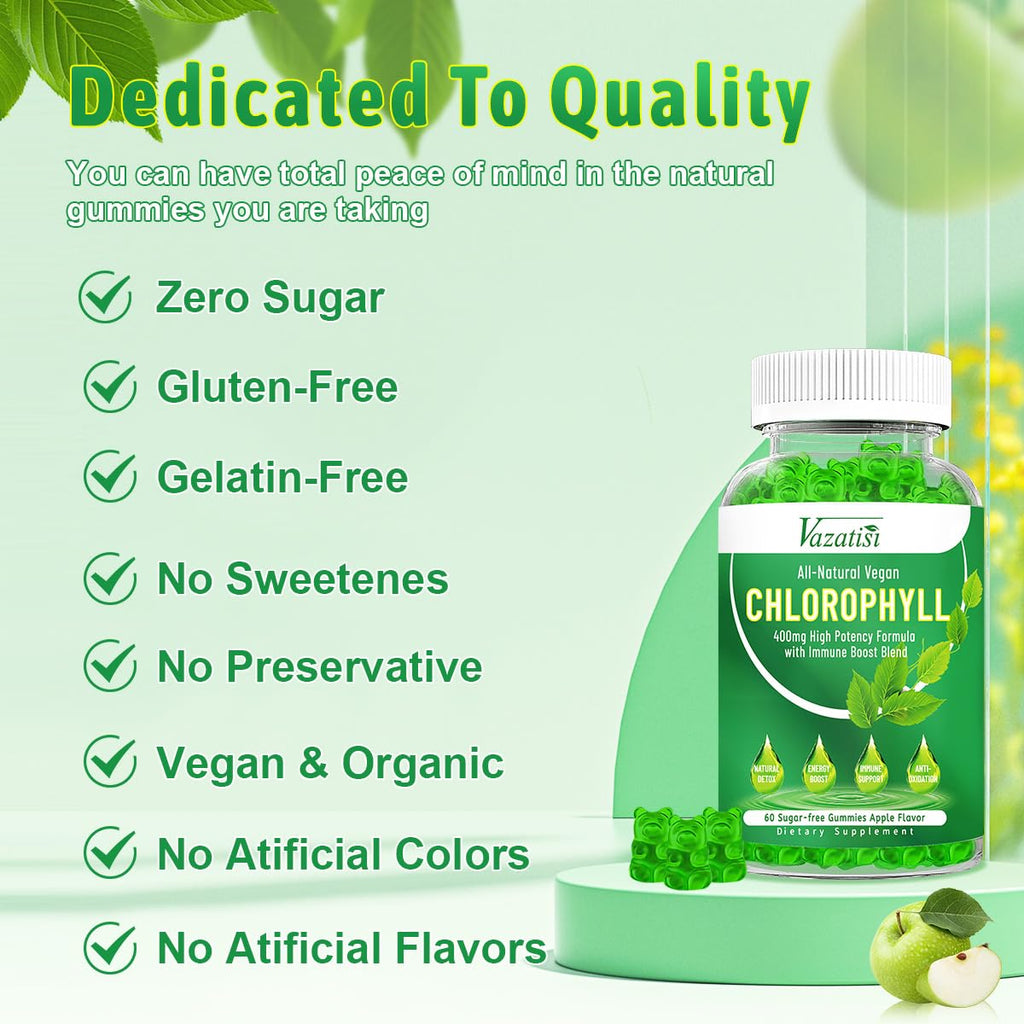 Chlorophyll multivitamin for seniors' wellness