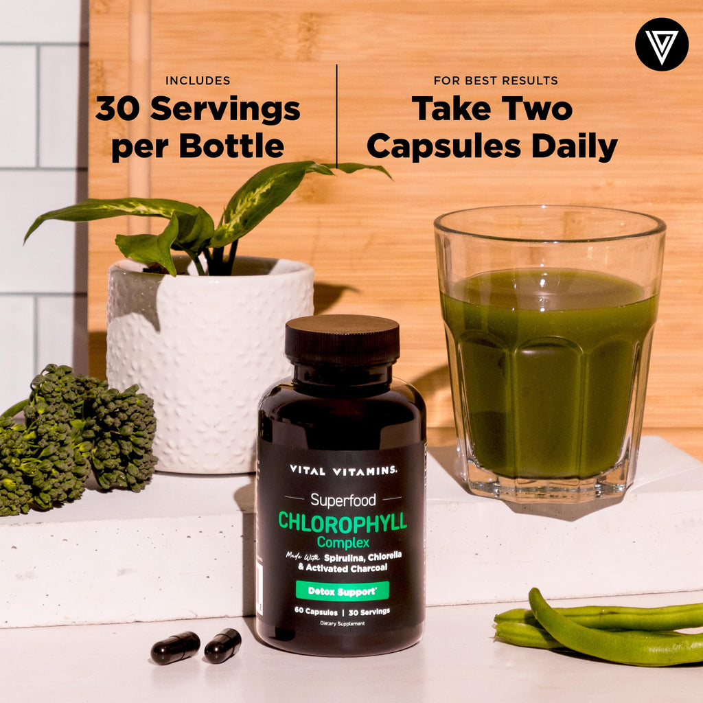chlorophyll pills for healthy living