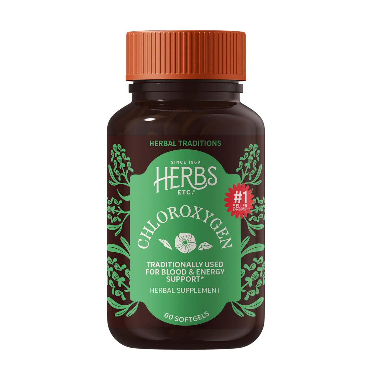 Chlorophyll softgels for energy boost
