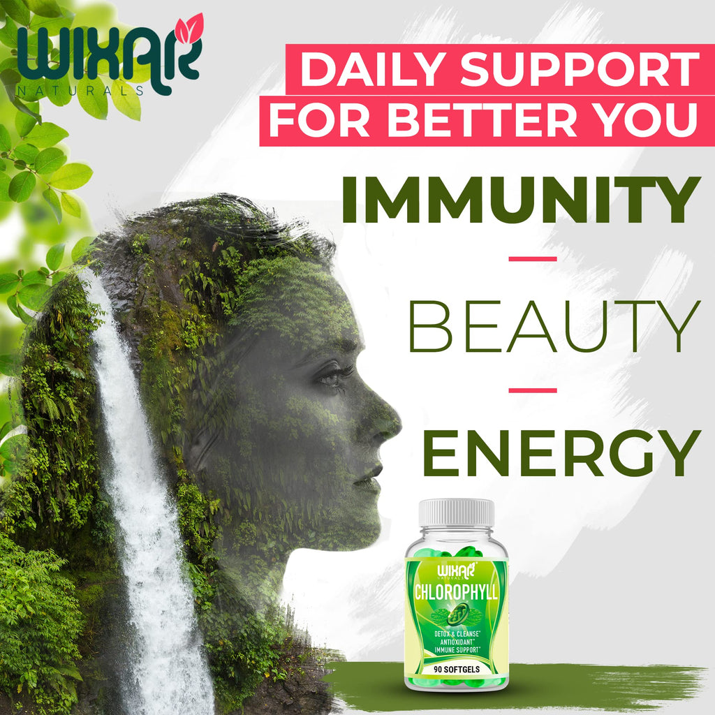 chlorophyll softgels for internal deodorant