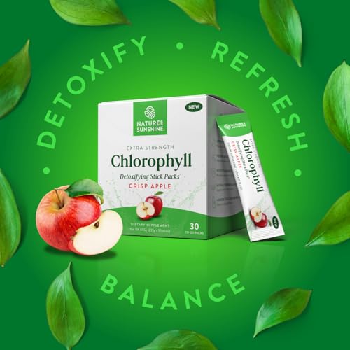 Chlorophyll stick packs for hydration