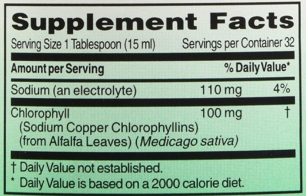 chlorophyll supplement for detox support