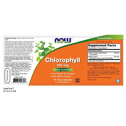 chlorophyll supplement for digestive health