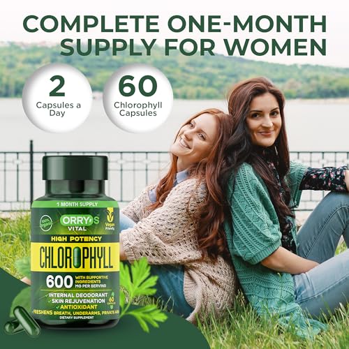 Chlorophyll supplement for energy boost