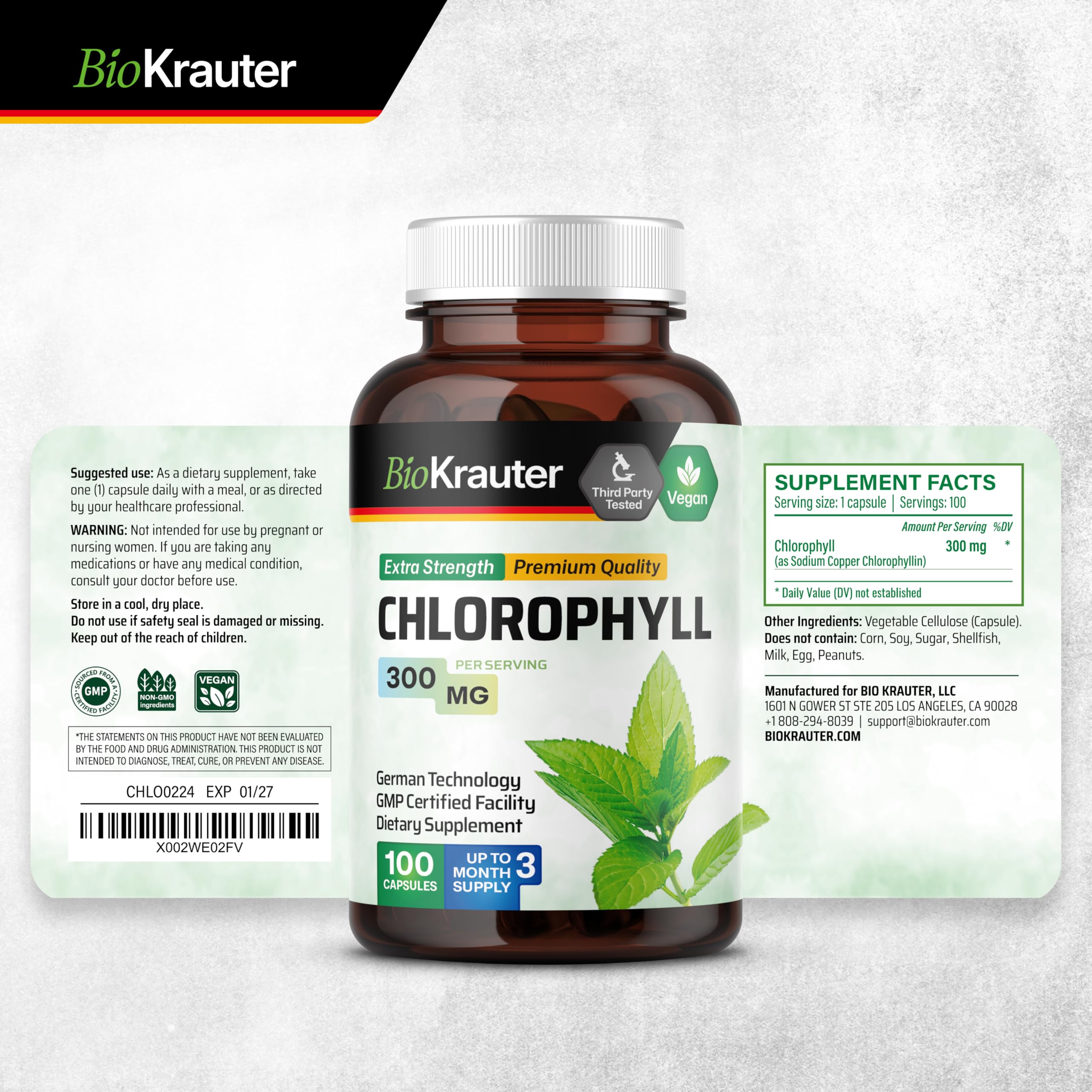 chlorophyll supplement for women