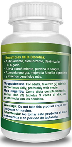 chlorophyll tablets for energy boost