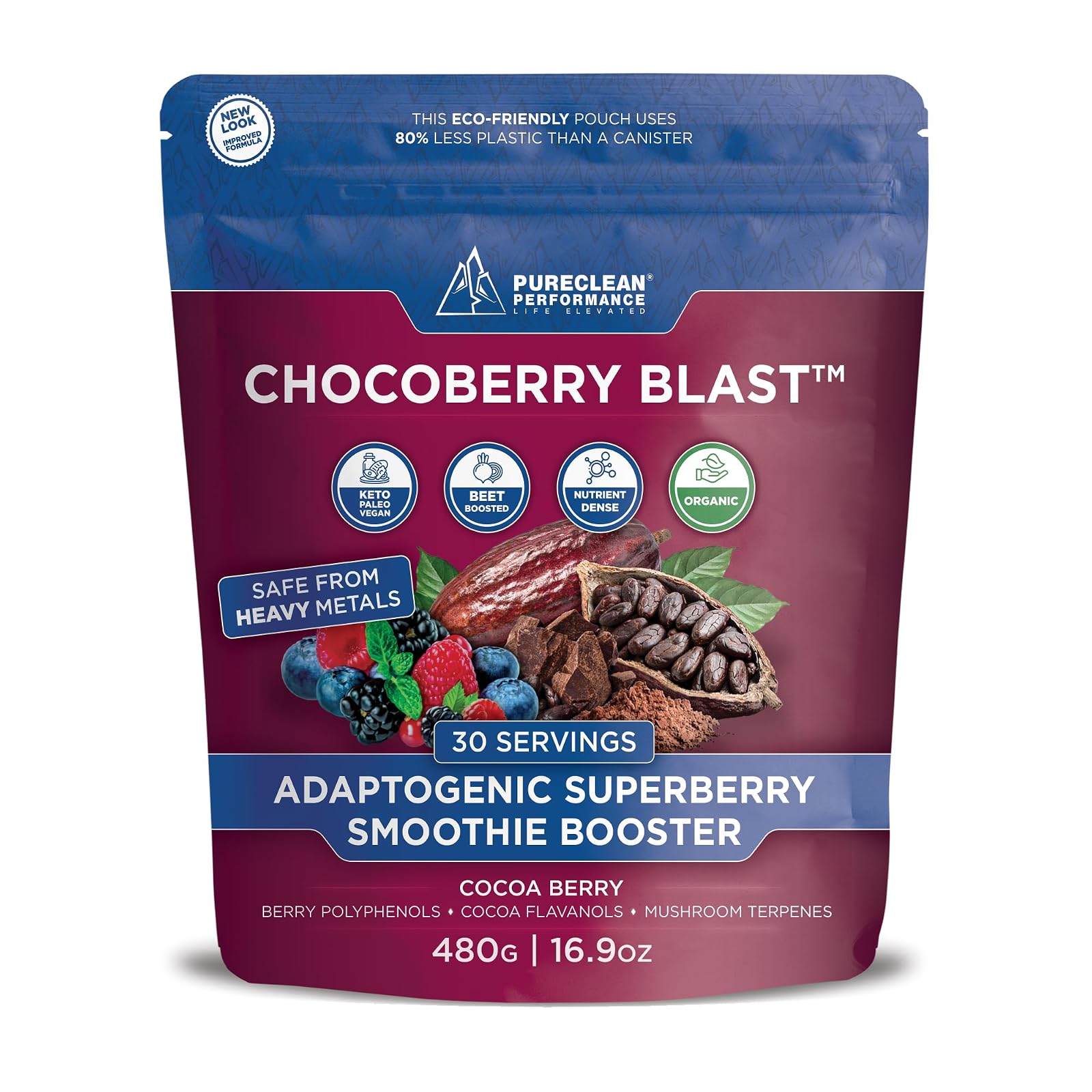 ChocoBerry Blast smoothie for energy