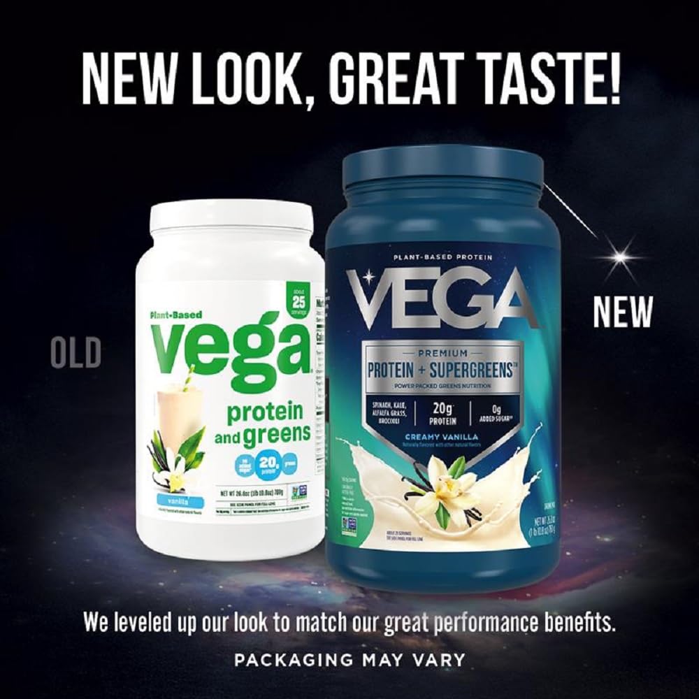 Chocolate and vanilla protein powder