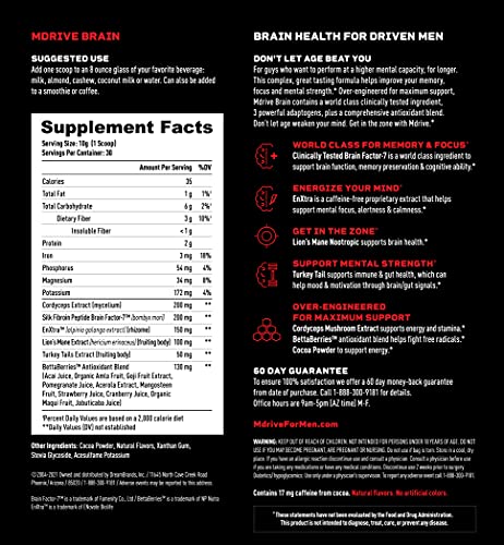 Chocolate berry flavour cognitive support