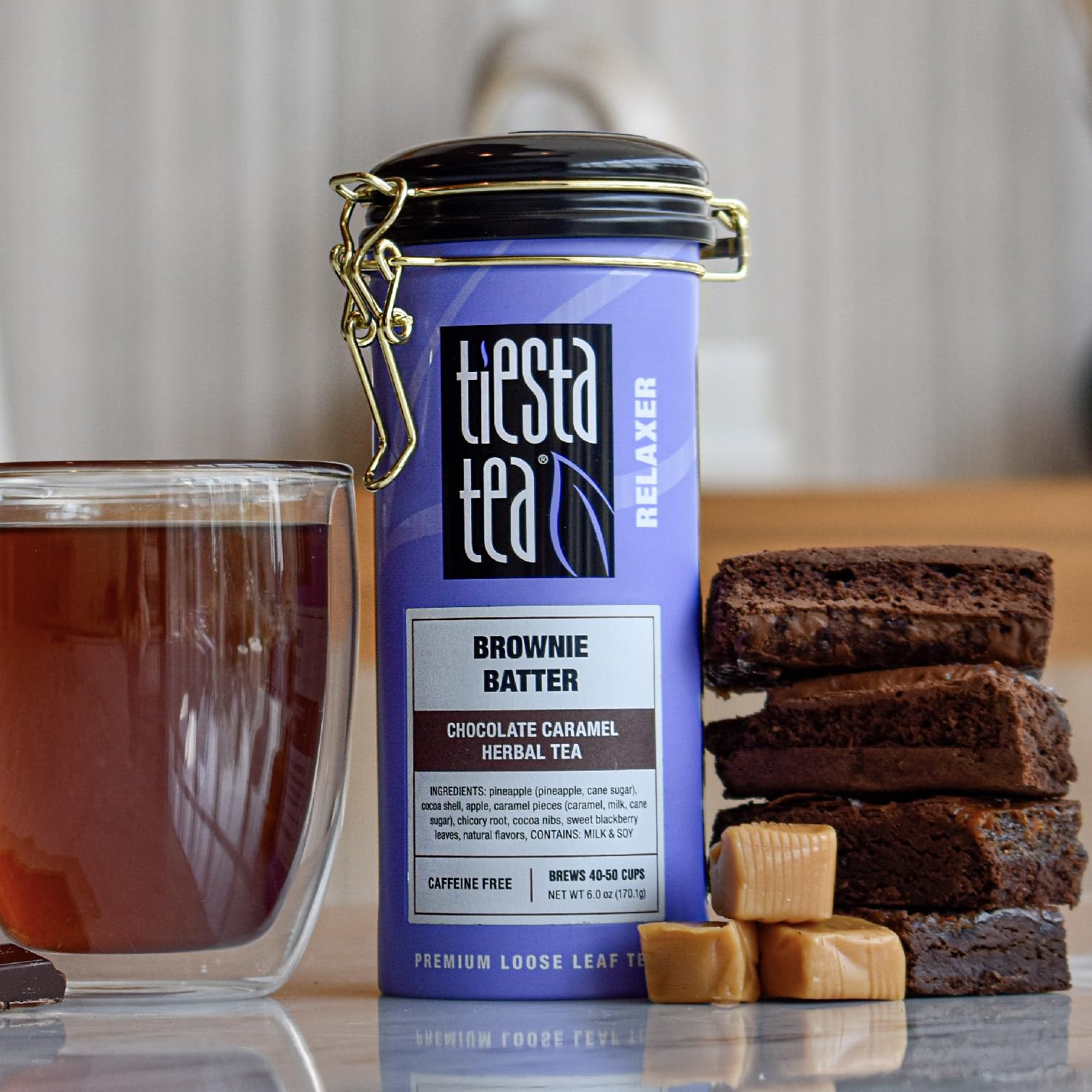 chocolate caramel loose leaf tea