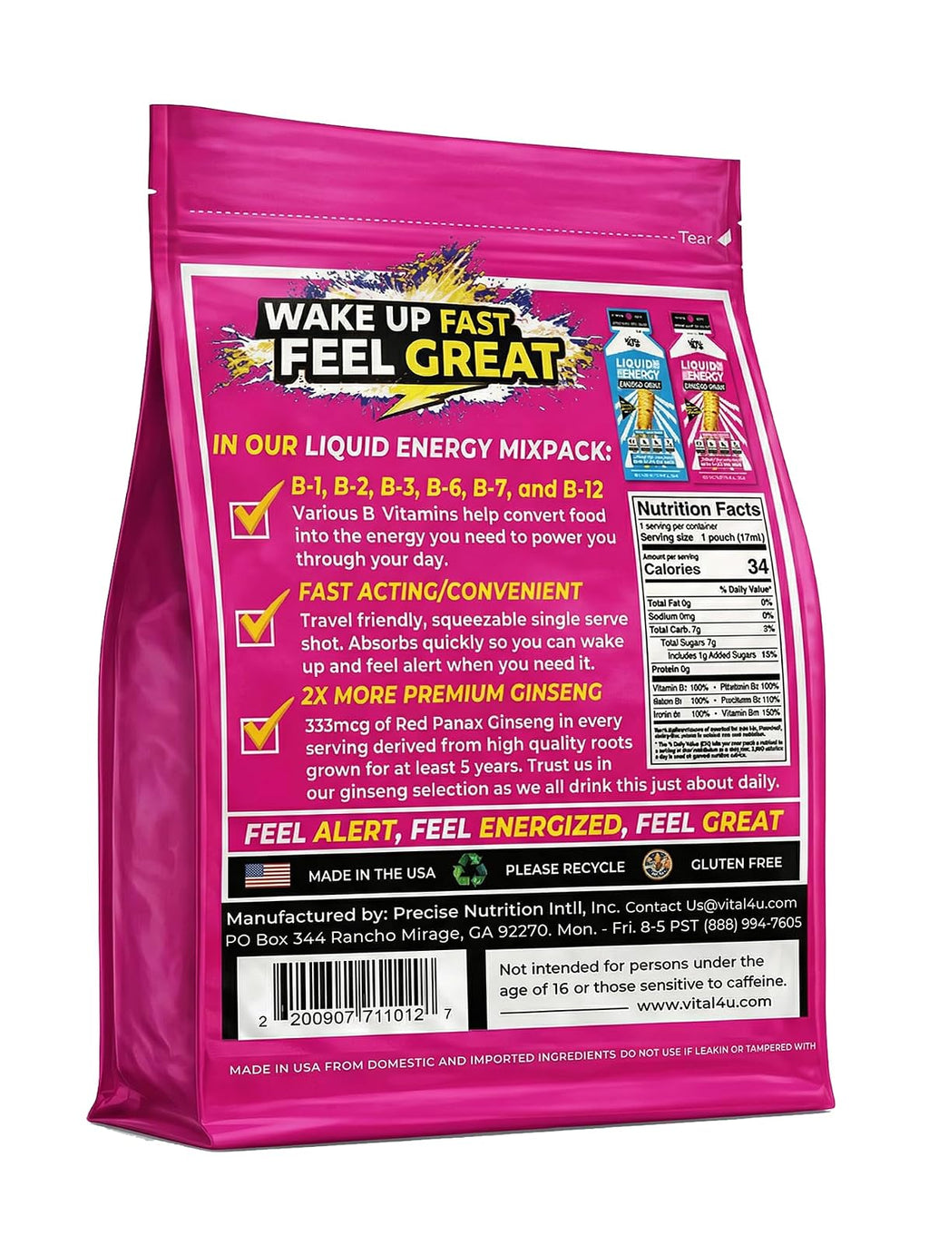 chocolate cherry energy boost shot