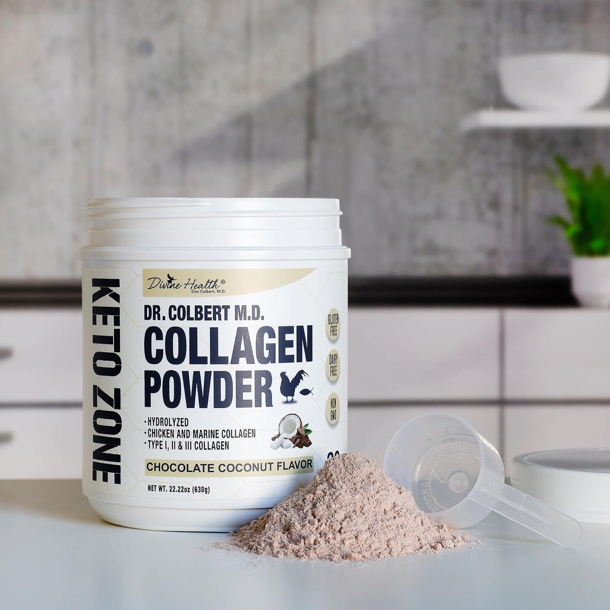 chocolate coconut collagen supplement