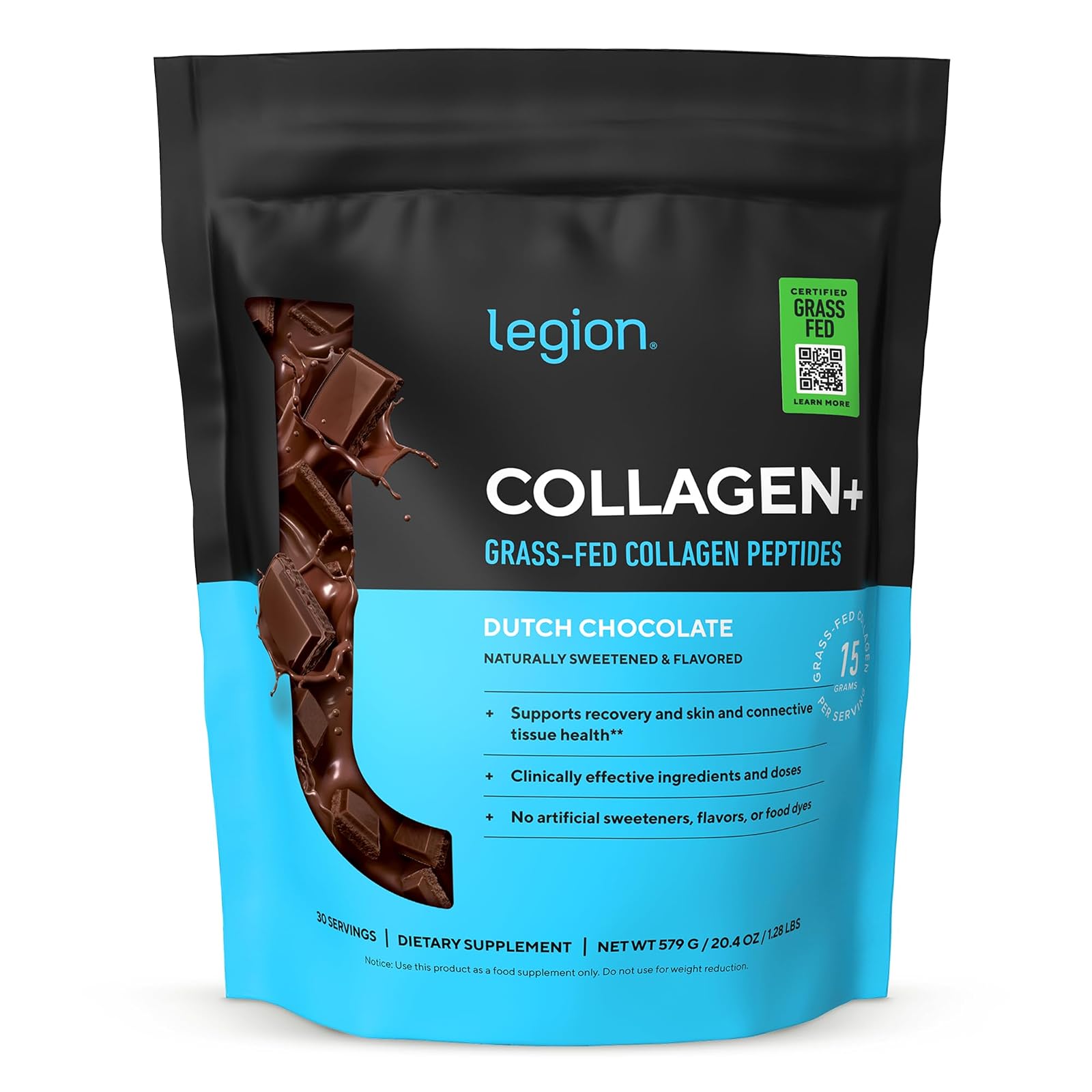 chocolate collagen peptides powder