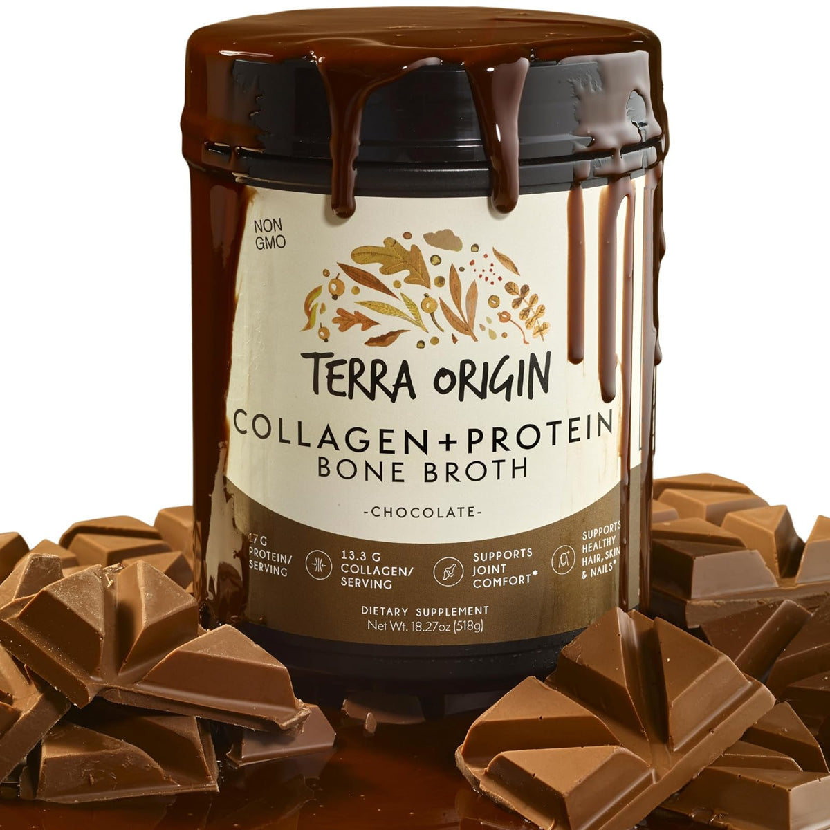 chocolate collagen peptides powder