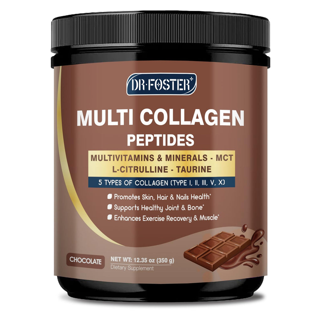 chocolate collagen peptides powder