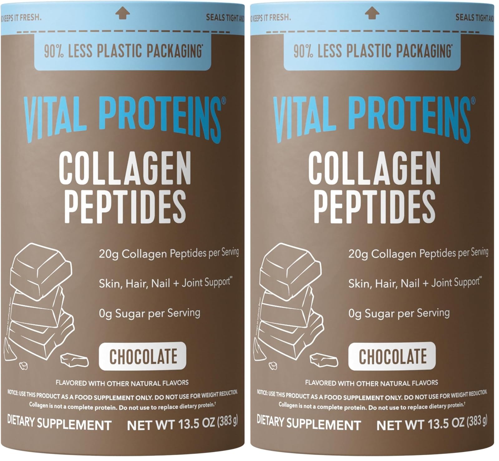 chocolate collagen peptides powder