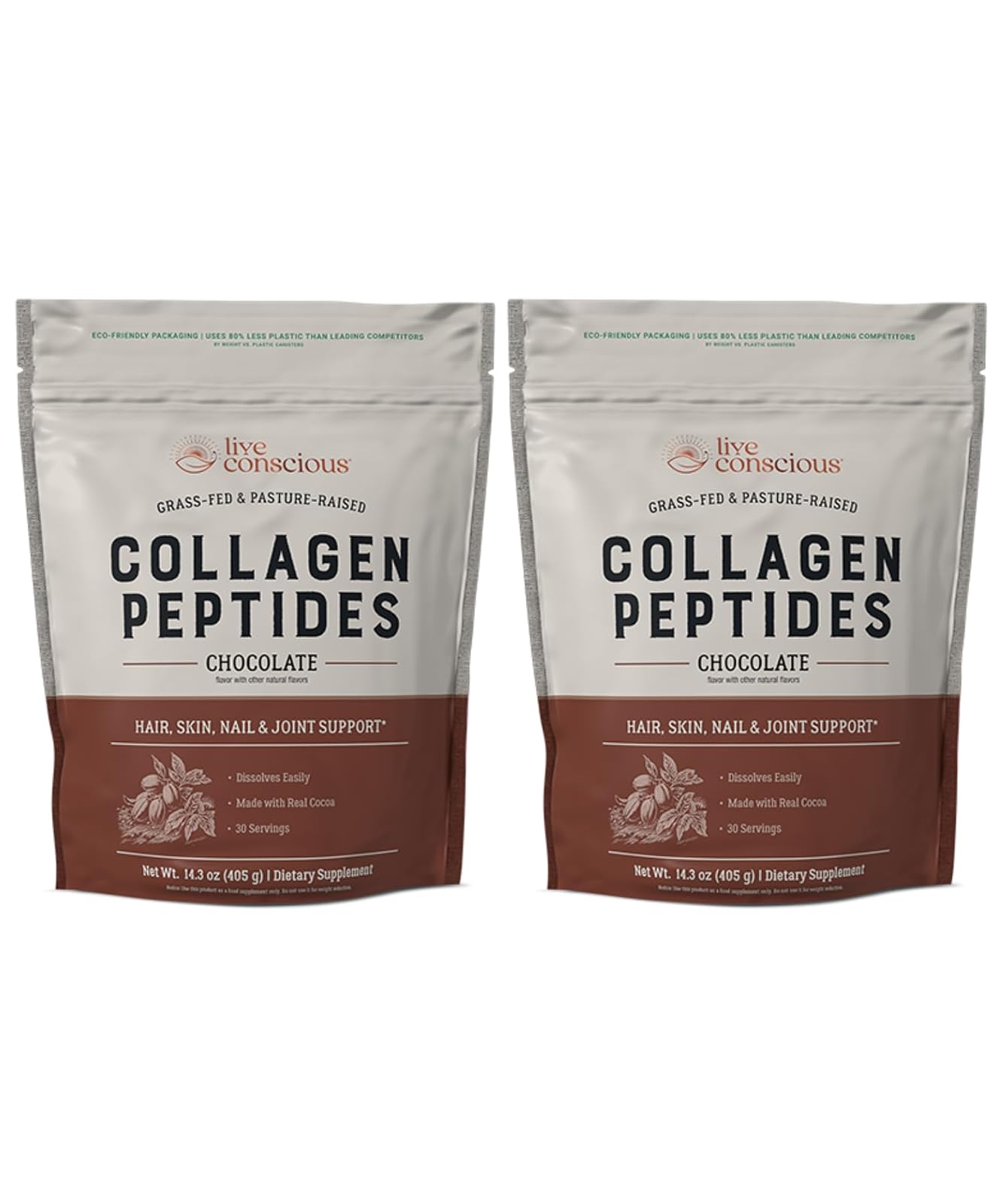 chocolate collagen peptides powder