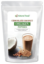 chocolate collagen peptides with coconut milk