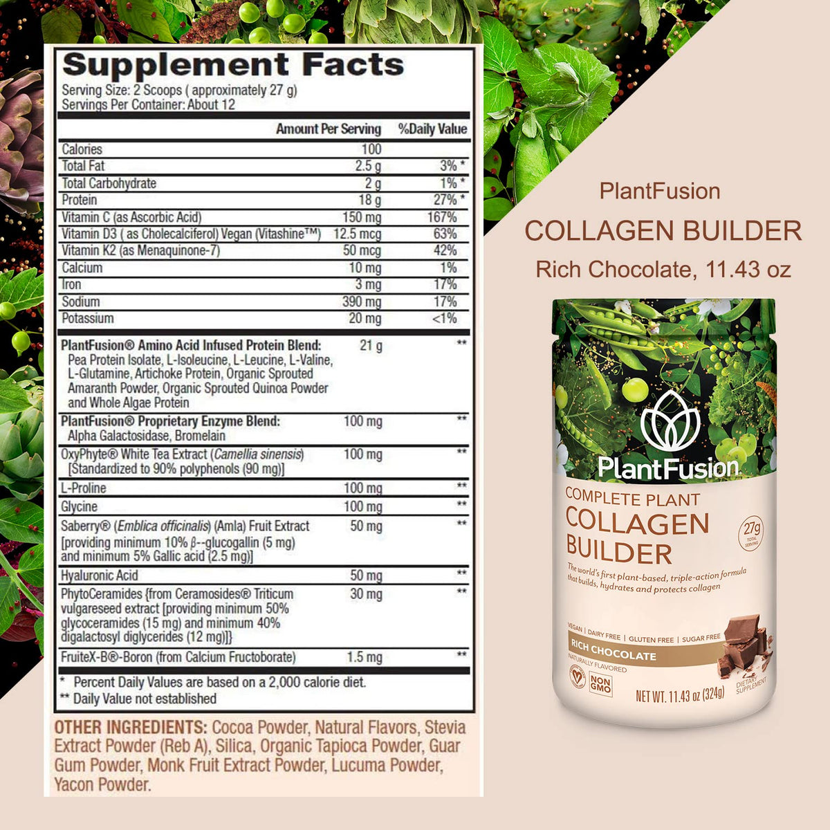 chocolate collagen powder for smoothies