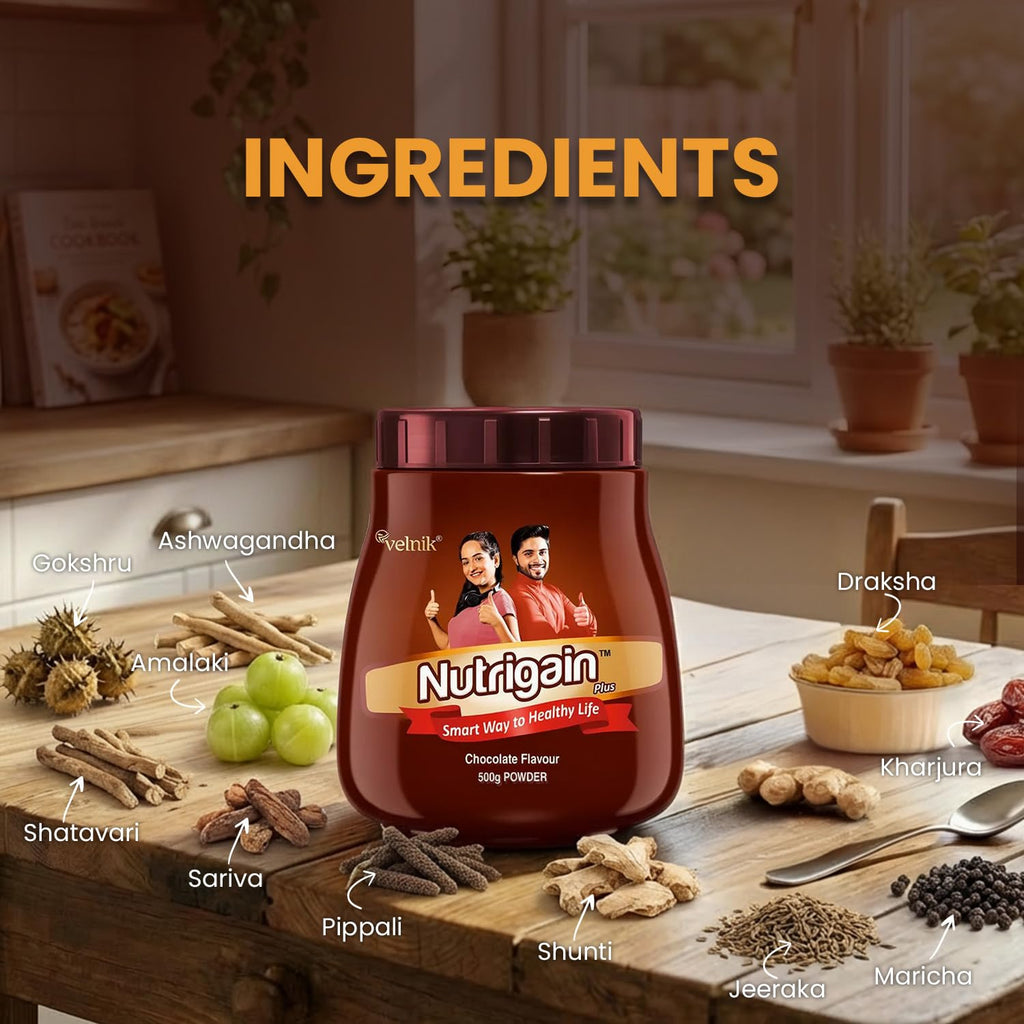 chocolate flavor weight gainer powder