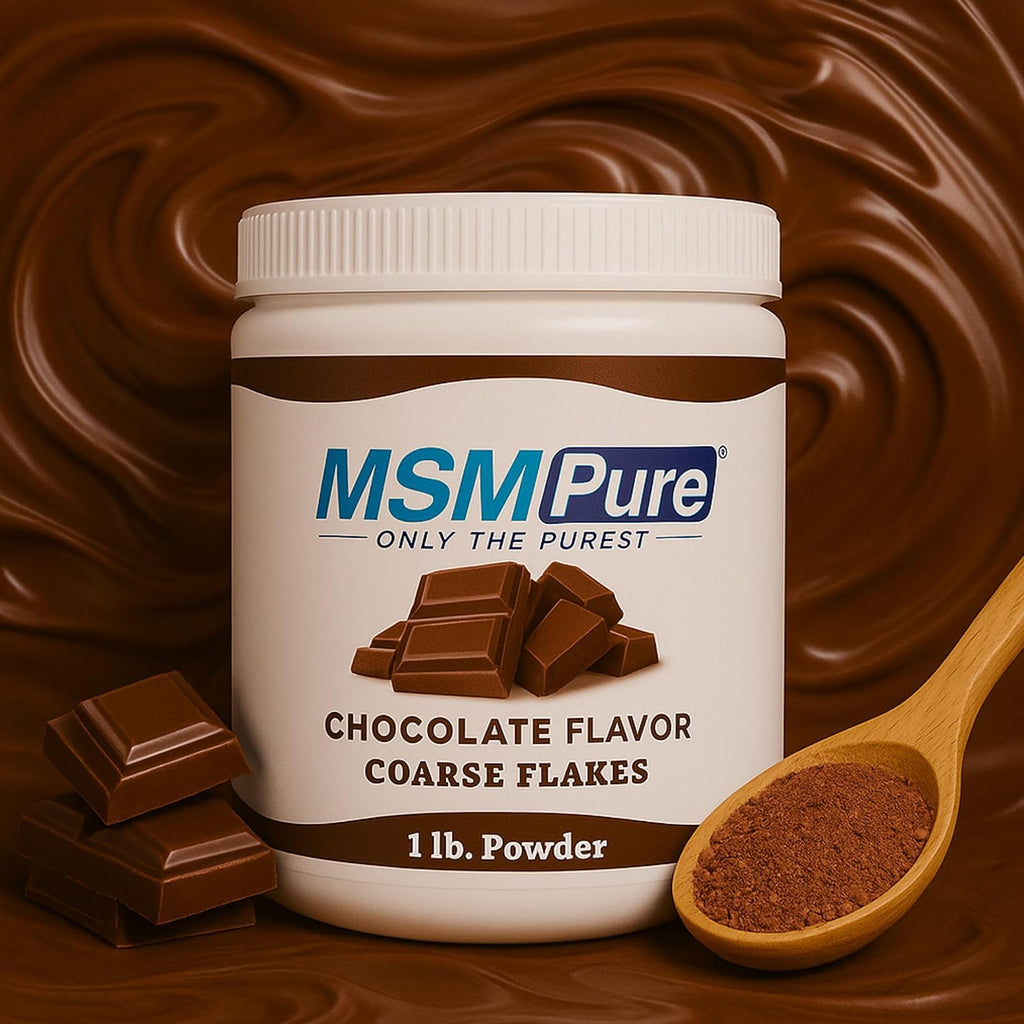 Chocolate flavored MSM for joints