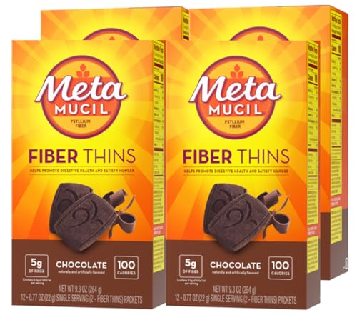 Chocolate flavour psyllium supplement