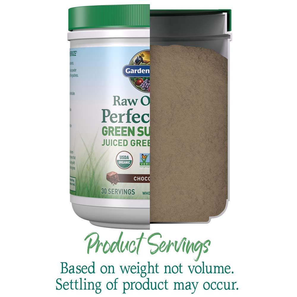 Chocolate flavour superfood supplement