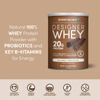 chocolate flavour whey protein shake