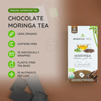chocolate-flavoured moringa tea blend