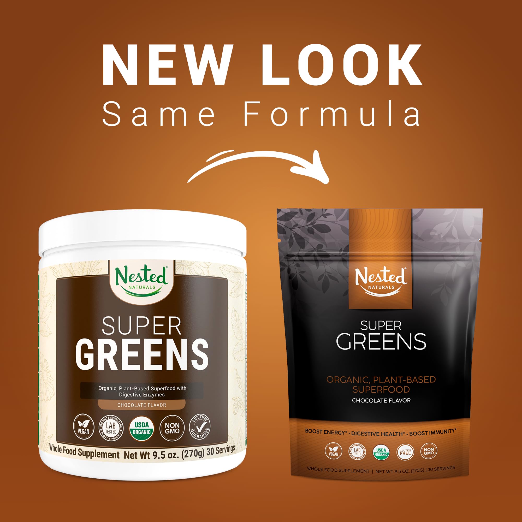 chocolate flavoured spirulina supplement