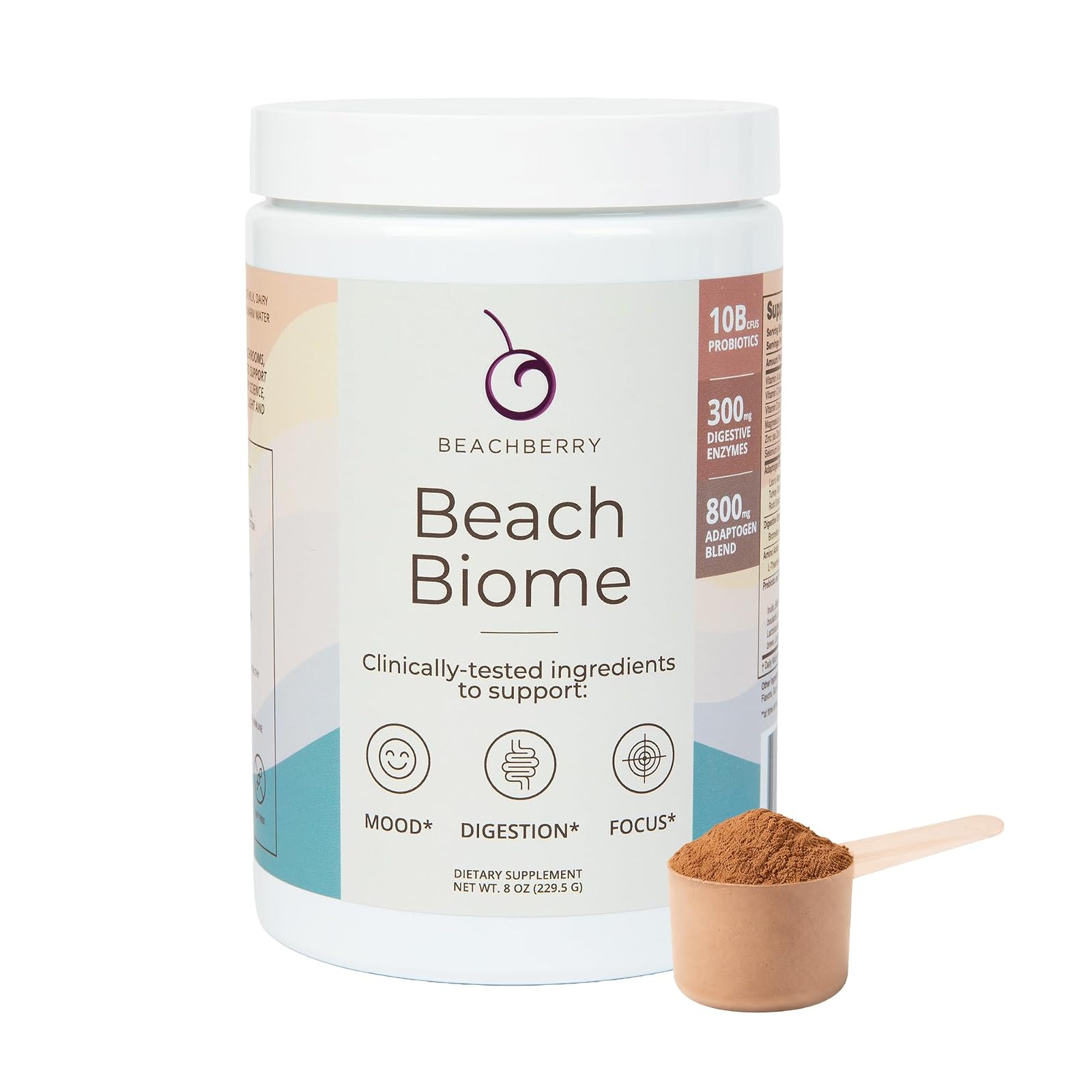 chocolate gut health powder