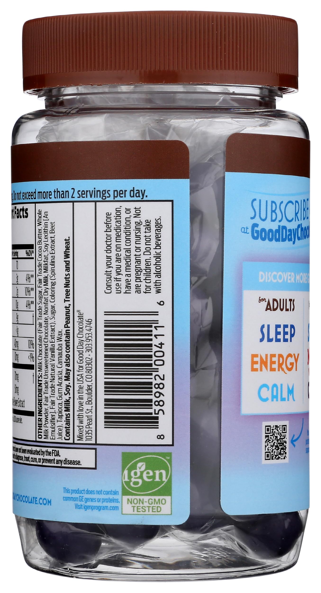 chocolate infused with theanine benefits
