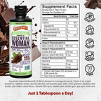 Chocolate mint liquid supplement for women