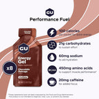 Chocolate Outrage energy gel pack