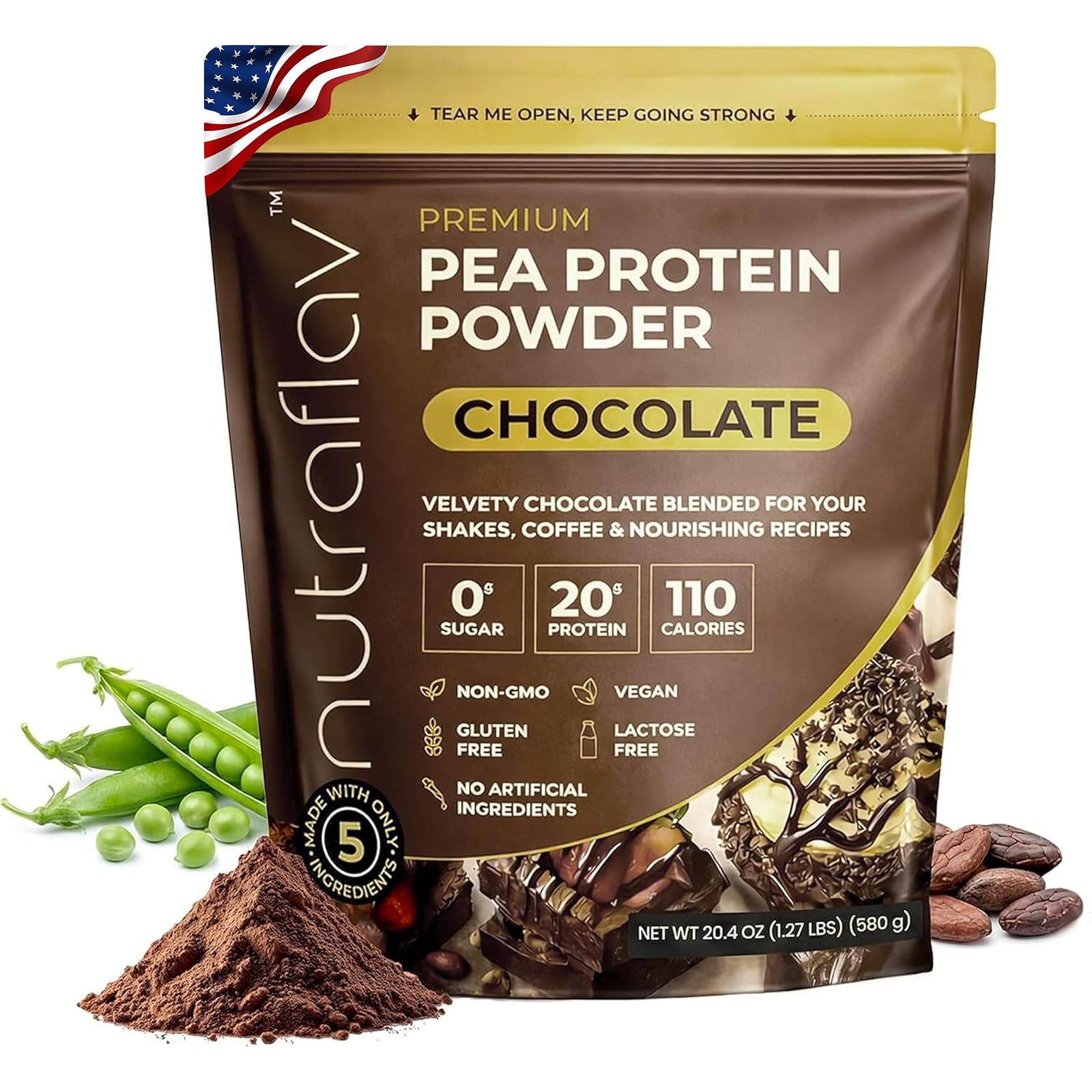 chocolate pea protein powder for smoothies
